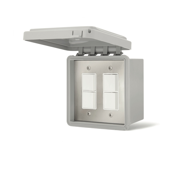 Infratech Surface Mount Dual Duplex Switch | Woodland Direct