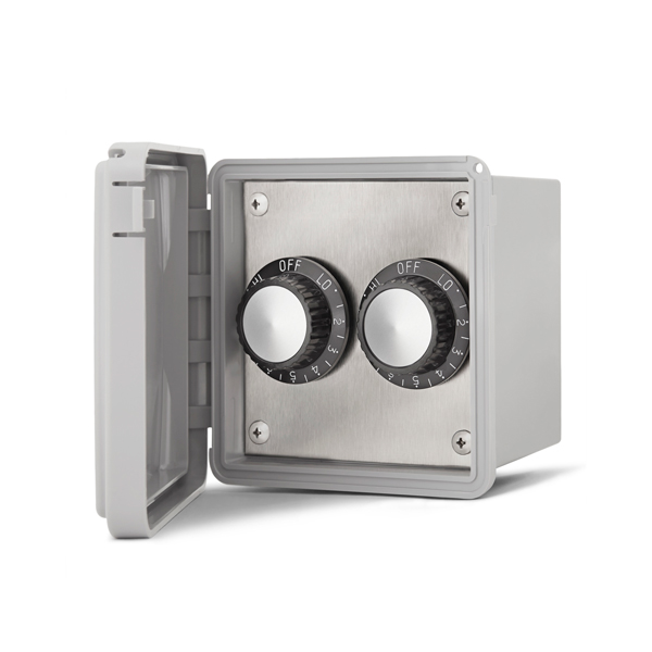 120V Infratech Surface Mount Double Regulator | Woodland Direct