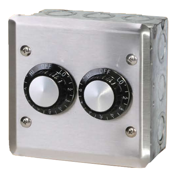 240V Infratech Double Regulator with Wall Plate & Gang Box | Woodland ...