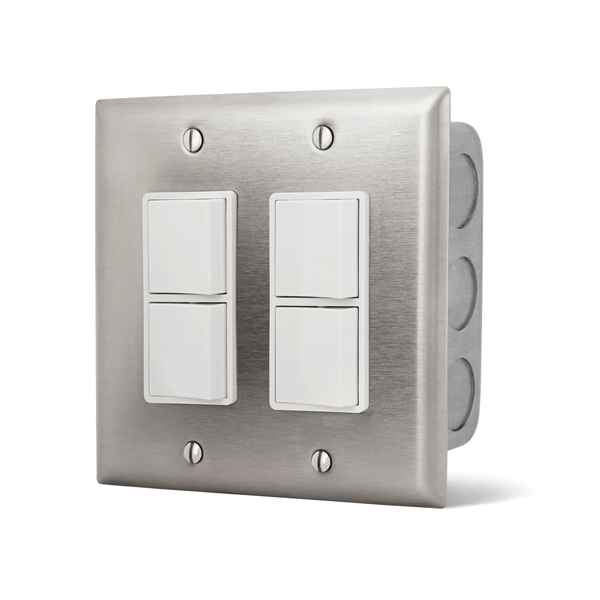 Infratech In-Wall Dual Duplex Switch | Woodland Direct
