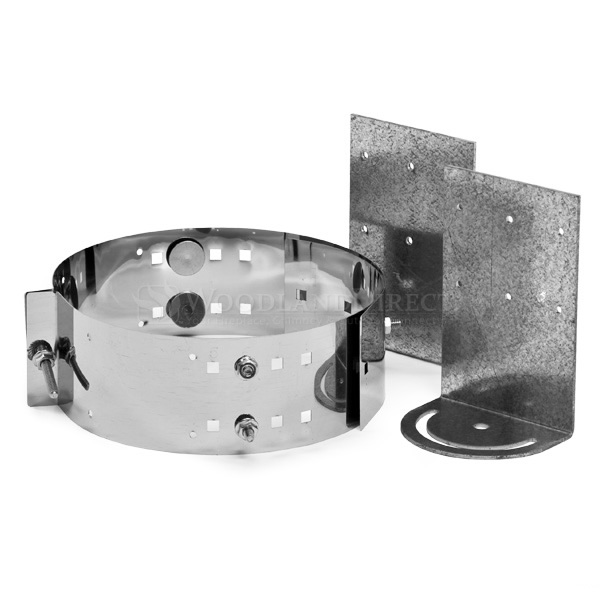 Roof Support for Pellet Pipe - 4" Dia | Woodland Direct