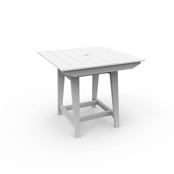 MAD Balcony Table 40" x 40" - White Frame | Woodland Direct