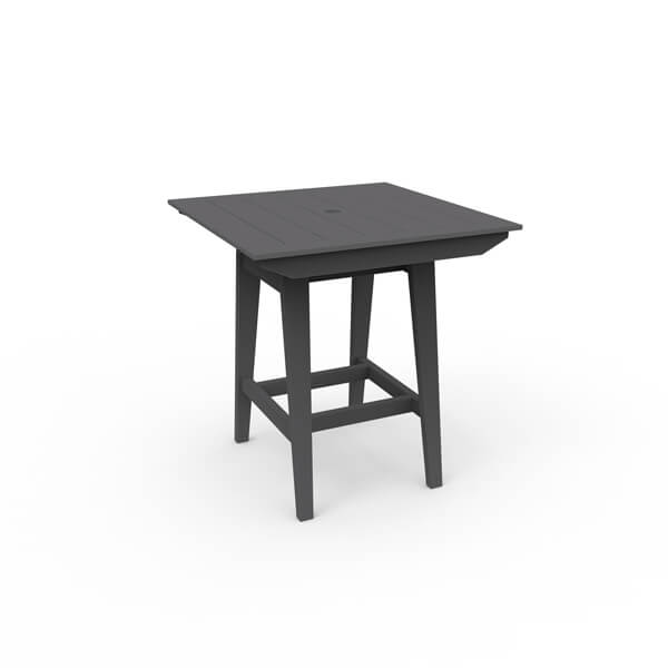 MAD Bar Table 40" x 40" - Charcoal Frame | Woodland Direct