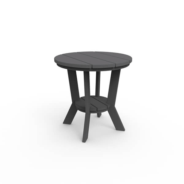 MAD Side Table - Charcoal Frame | Woodland Direct