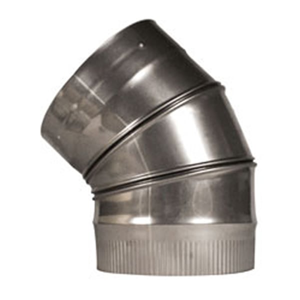 45º Ventis Adjustable Elbow (316L) - 12" | Woodland Direct