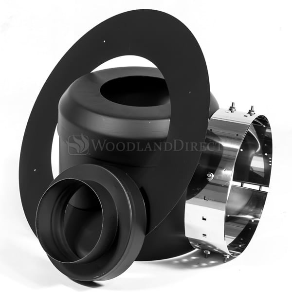 6" Ventis Round Ceiling Support - 11" tall | Woodland Direct
