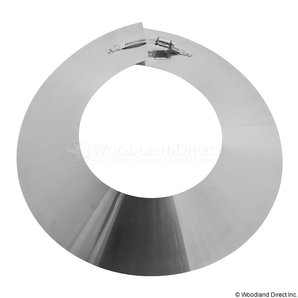 6" Ventis Stainless Steel Storm Collar | Woodland Direct