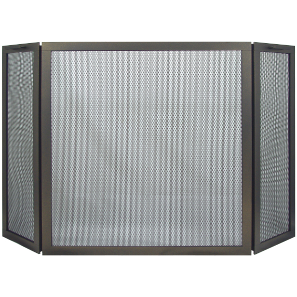 Heritage Classic Standard Three Panel Fireplace Screen | Woodland Direct
