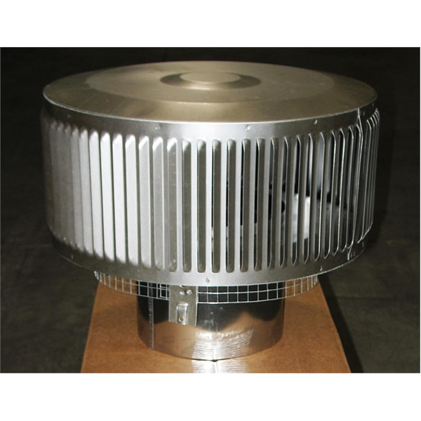 8" Diameter Superior Hi-Temp Round Top with Louvered Screen | Woodland ...