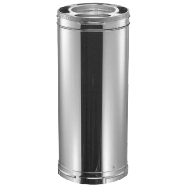 8" DuraPlus Stainless Steel Chimney Pipe - 24" length | Woodland Direct