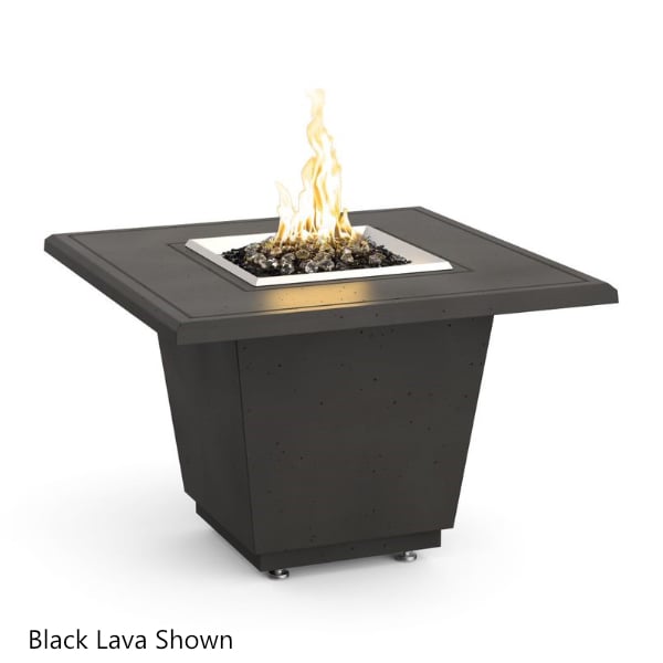 American Fyre Designs Cosmopolitan Square Concrete Fire Table - 36 ...