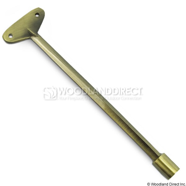 1/4" Antique Brass Valve Key | Woodland Direct