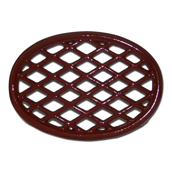 Apple Red Lattice Wood Stove Trivet | Woodland Direct