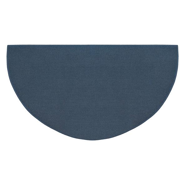 Blue Guardian Half Round Fiberglass Hearth Rug - 4' or 5' | Woodland Direct