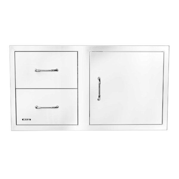 Bull Outdoor Stainless Steel 2 Drawer and Door Combo - 30" | Woodland ...