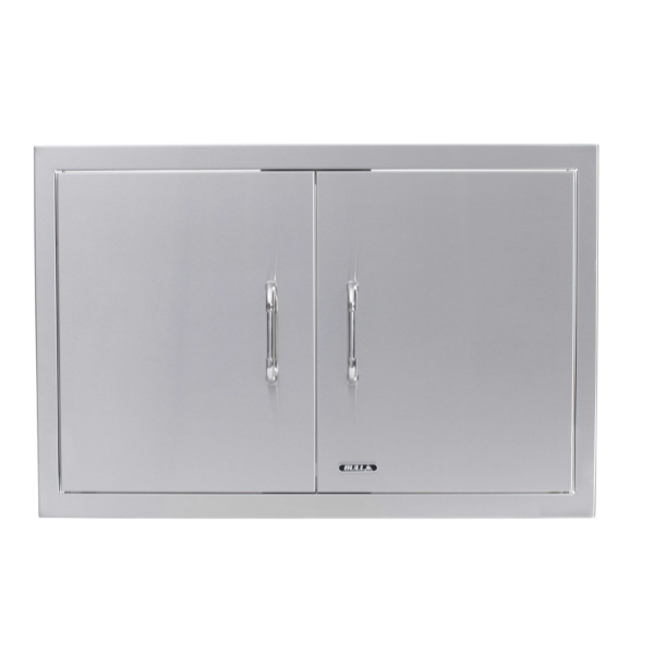 Bull Outdoor Stainless Steel Double Door - 30" | Woodland Direct