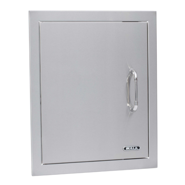 Bull Outdoor Stainless Steel Vertical Access Left-Hinge Door | Woodland ...