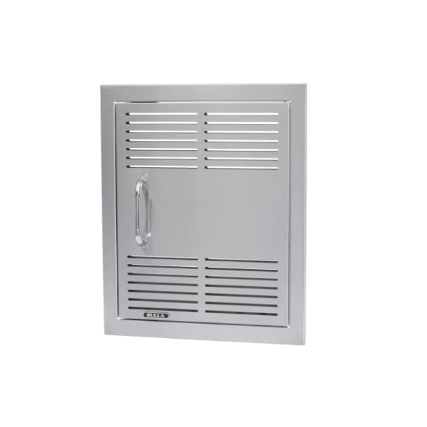Bull Outdoor Vertical Vented Dual Lined Door | Woodland Direct