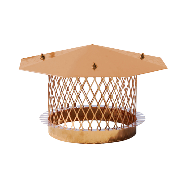 Copper Octagon Pot Topper | Woodland Direct