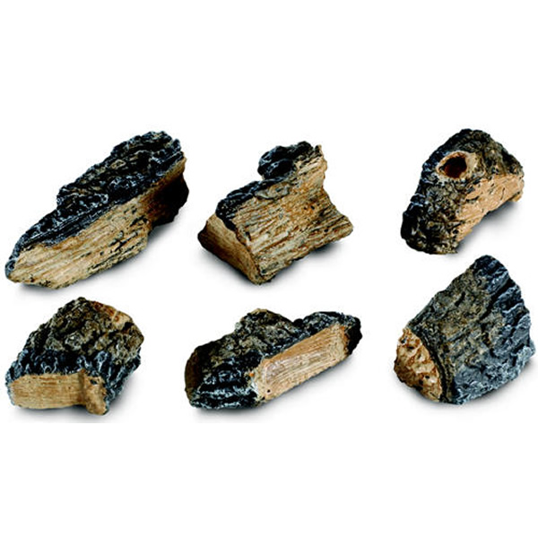 Charred Wood Chips - set of 6 | Woodland Direct