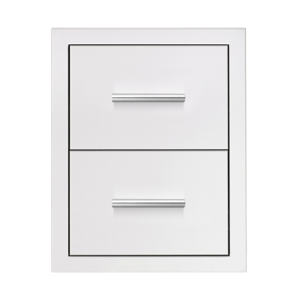 Summerset Masonry Double Drawer | Woodland Direct