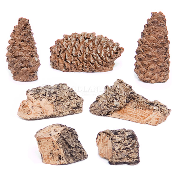 Décor Pack - Wood Chips, Pine Cones | Woodland Direct