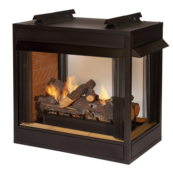 Empire Breckenridge Peninsula Ventless Firebox - 36" | Woodland Direct
