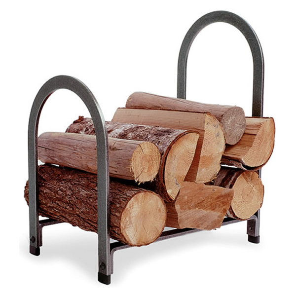 Offset Arch Indoor Firewood Rack | Woodland Direct