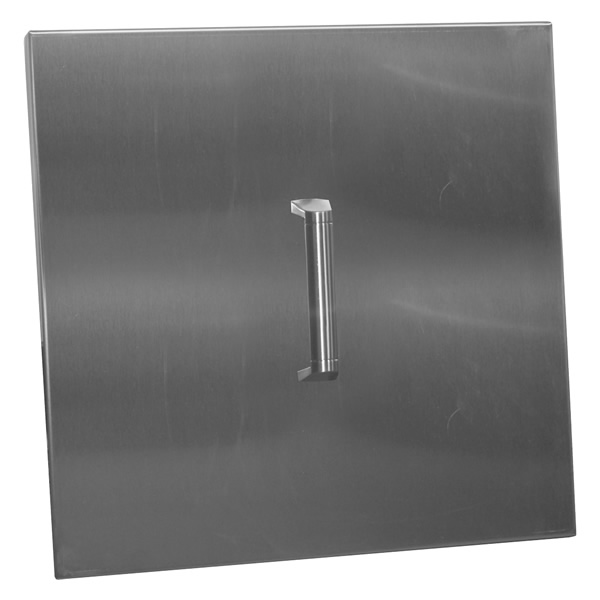 Firegear 20" Square Pan Lid - Stainless Steel | Woodland Direct