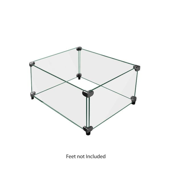 Square Tempered Glass Windshield- 24" x 24" | Woodland Direct