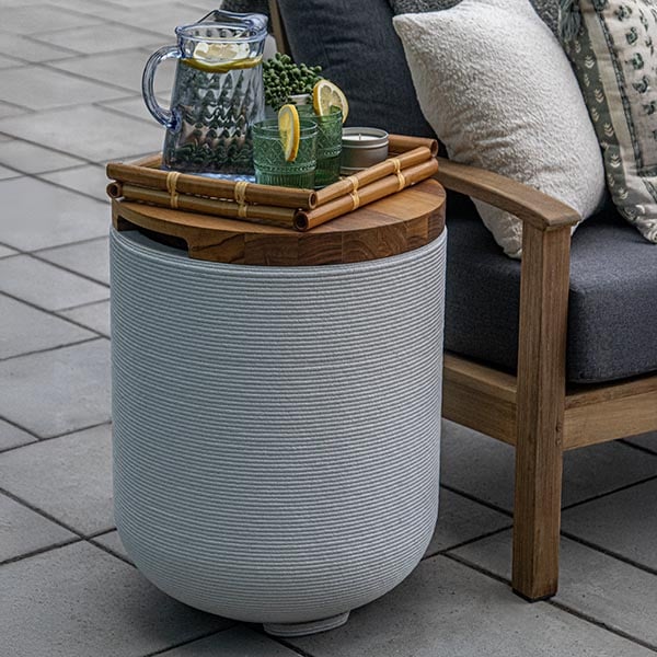 FlameCraft ReForm Stack Side Table | Woodland Direct