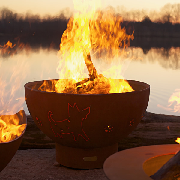Funky Dog Wood Burning Fire Pit | Woodland Direct