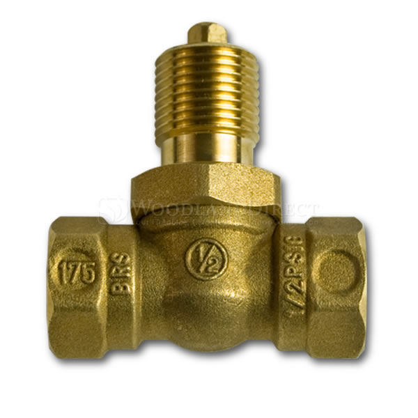Gas 1/4 Turn Ball Valve - Straight | Woodland Direct
