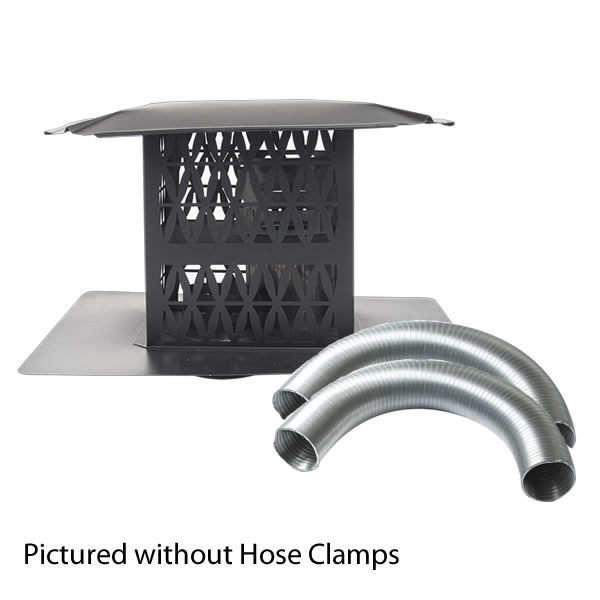 Gavanneal Painted Co-Linear Kit with Aluminum Liner - 3" | Woodland Direct