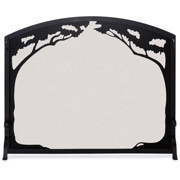 Grand Oak Fireplace Screen | Woodland Direct