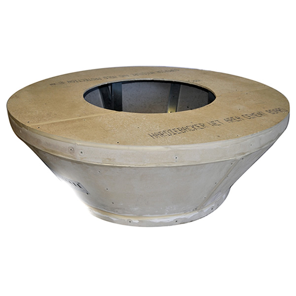 Round Tapered Unfinished Fire Pit Enclosure - 54" | Woodland Direct