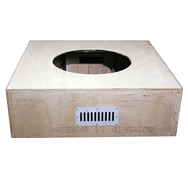 Square Unfinished Fire Pit Enclosure | Woodland Direct