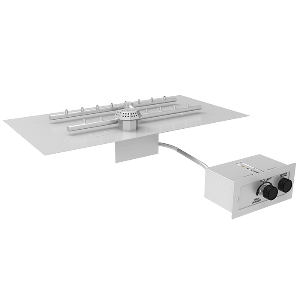 HPC Torpedo Flat H-Burner Push Button Burner System - 39" x 17 ...