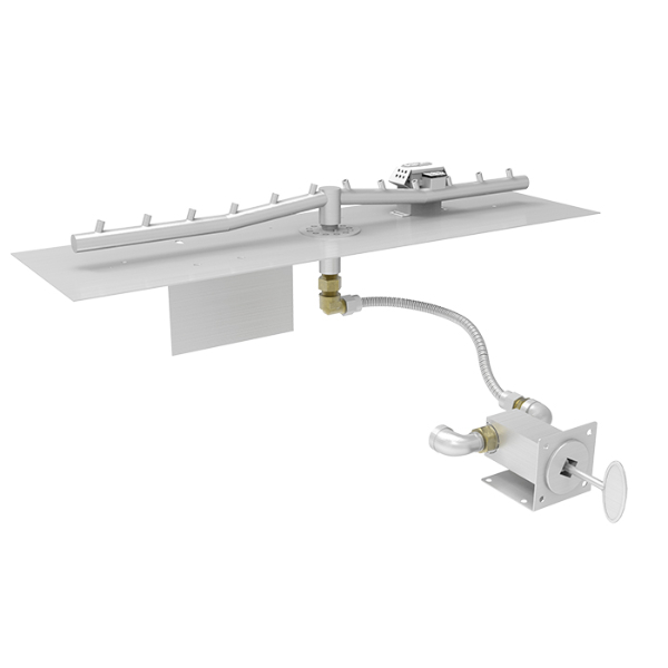 HPC Torpedo Flat Linear Match Lit Burner System - 36" | Woodland Direct