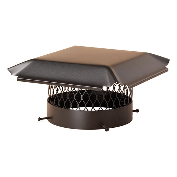HY-C Draft King Galvanized Steel Round Chimney Cap | Woodland Direct