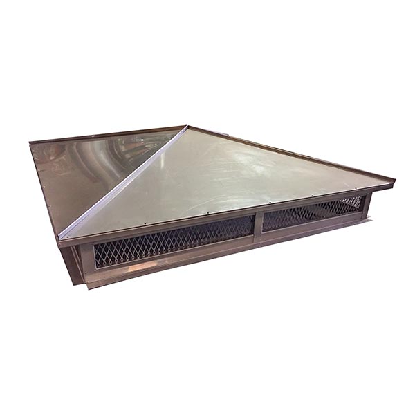 Hip and Ridge Chimney Cap - Stainless Steel | Woodland Direct