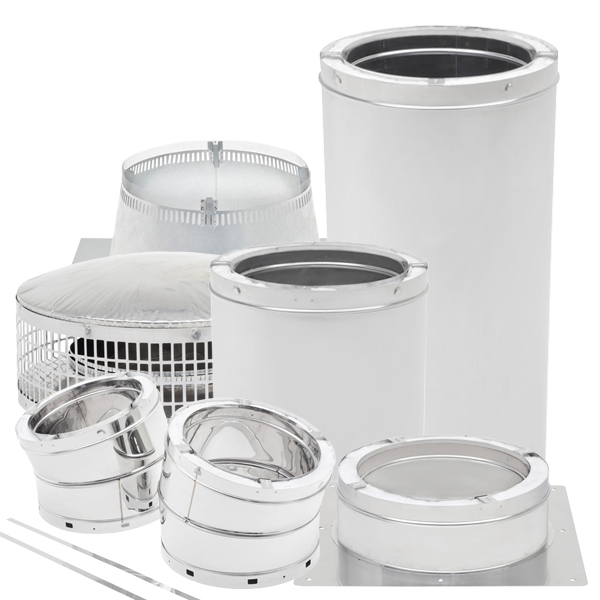 Isokern Eco-Steel Insulated Chimney System | Woodland Direct