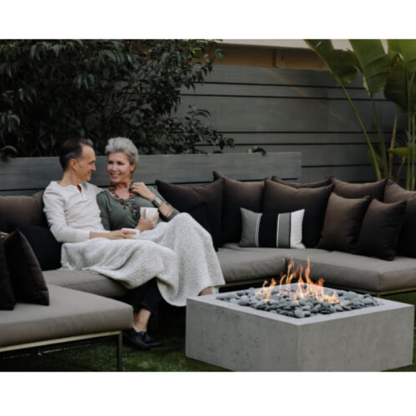 HPC Fire Dekko Alea Electronic Gas Fire Pit - 32" | Woodland Direct