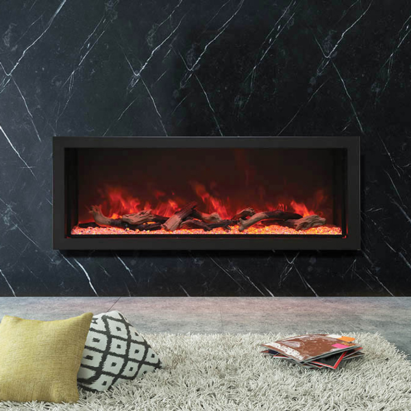 Amantii Deep Extra Tall Built-In Electric Fireplace | Woodland Direct
