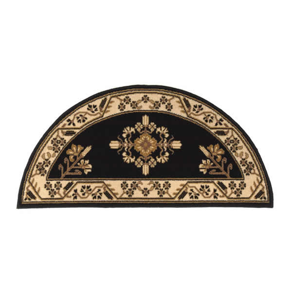 Noir Jardin 44"x22" Hf-Rd Fireplace Hearth Rug | Woodland Direct