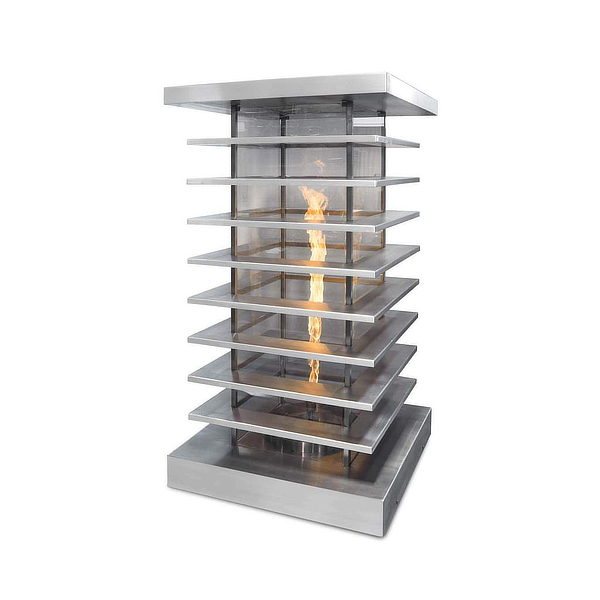 High-Rise Stainless Steel Fire Tower | Woodland Direct