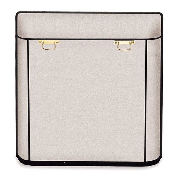 Pilgrim 44"x30" Traditional Spark Guard w/ Welded Kick Plate | Woodland ...