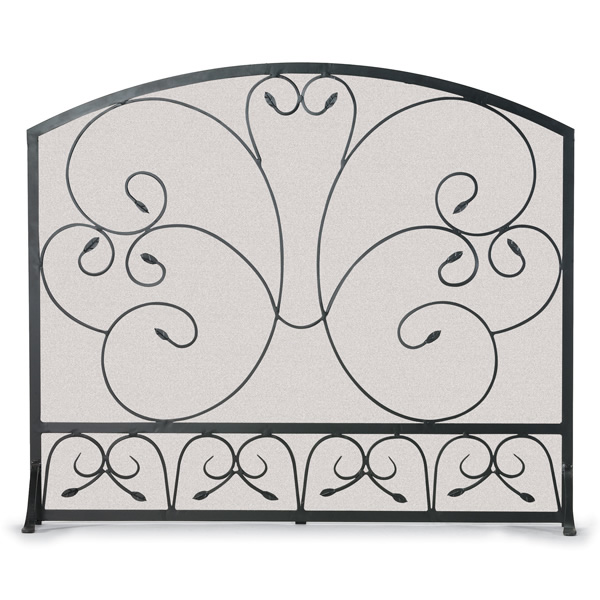 Pilgrim Country Scroll Fireplace Screen | Woodland Direct