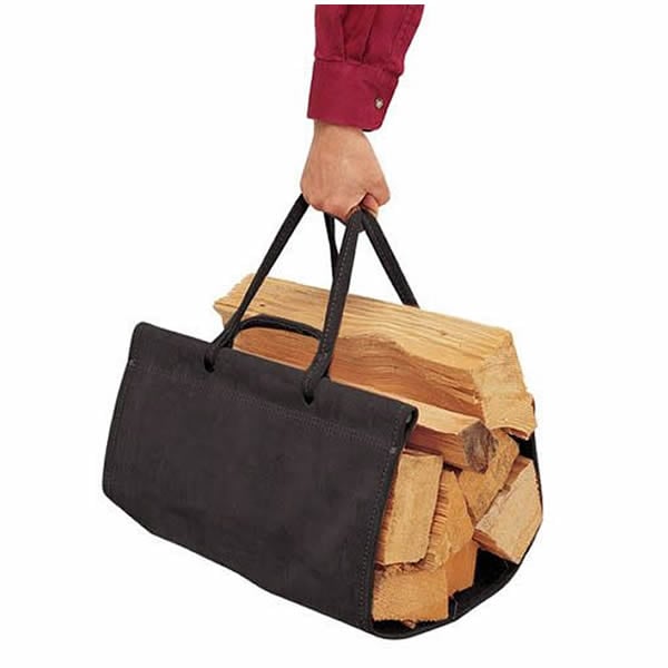 Suede Wood Carrier | Woodland Direct