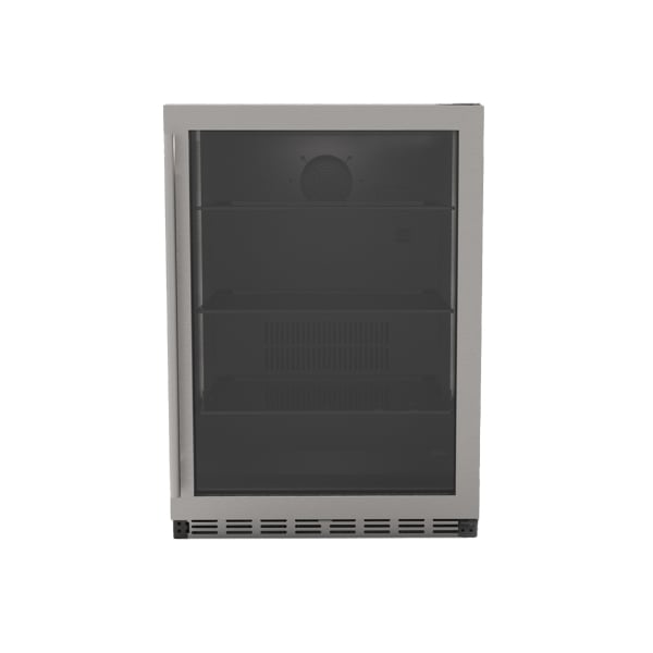 Summerset 24” Outdoor Rated Refrigerator with Glass Door | Woodland Direct